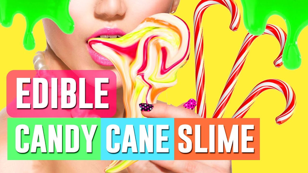 DIY Edible Slime with Candy Canes | Holiday Edible Slime without ...