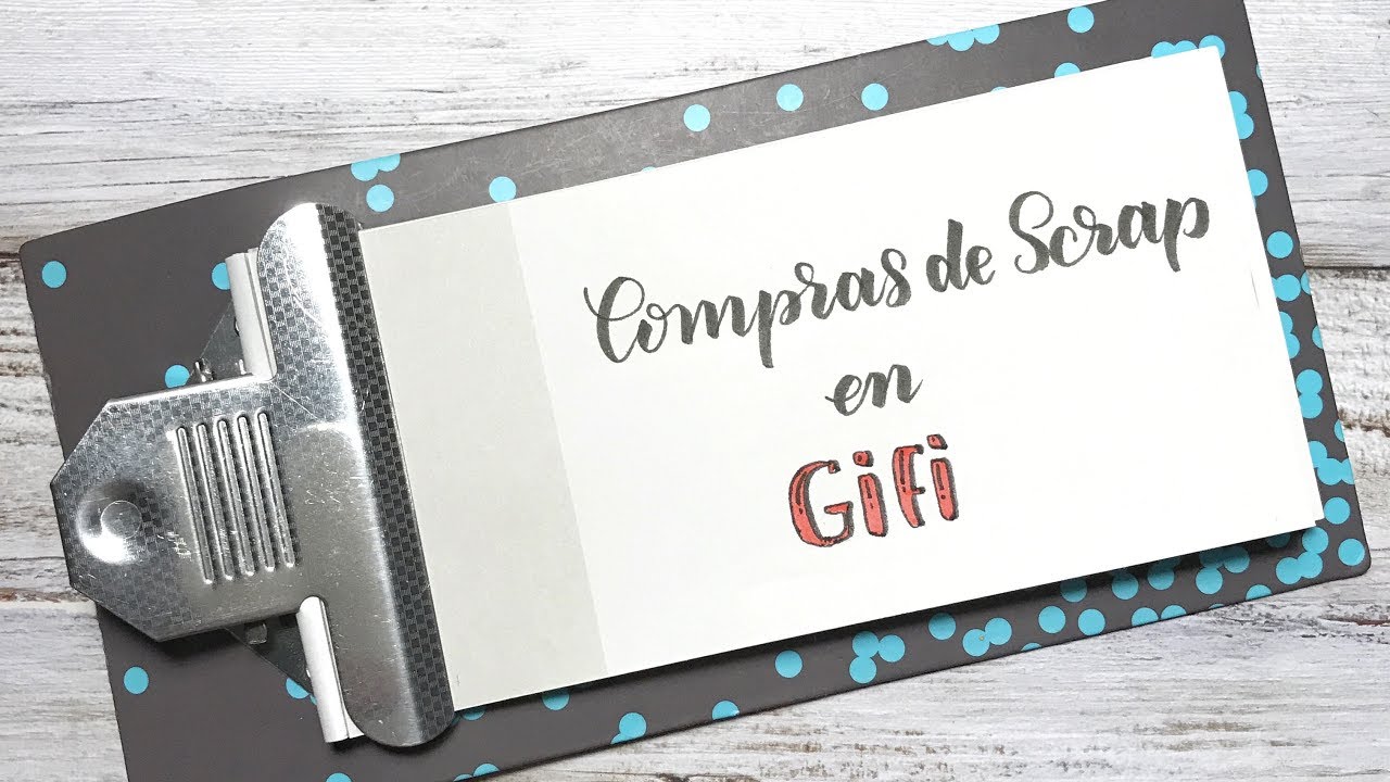 Compras de scrap en Gifi - YouTube