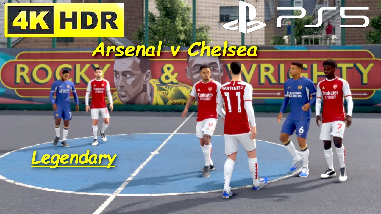 Arsenal v Chelsea 3v3, London, Legendary Difficulty, Volta EA FC 24 ...