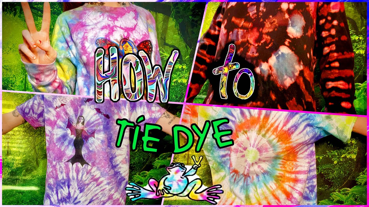 How To Tie Dye W/ Maximum Color Retention & No Bleeding Colors! - YouTube