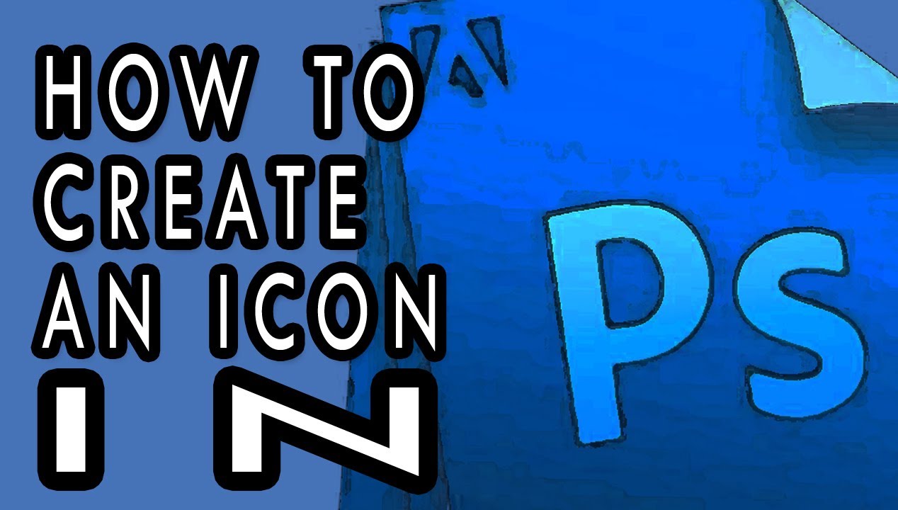 How to create your own icon with Photoshop - YouTube