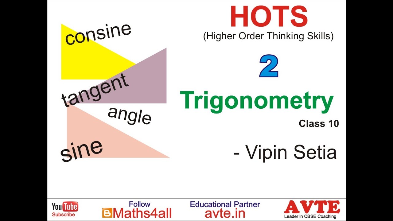 HOTS Question on Trigonometry 2 || Class X and XI || - YouTube