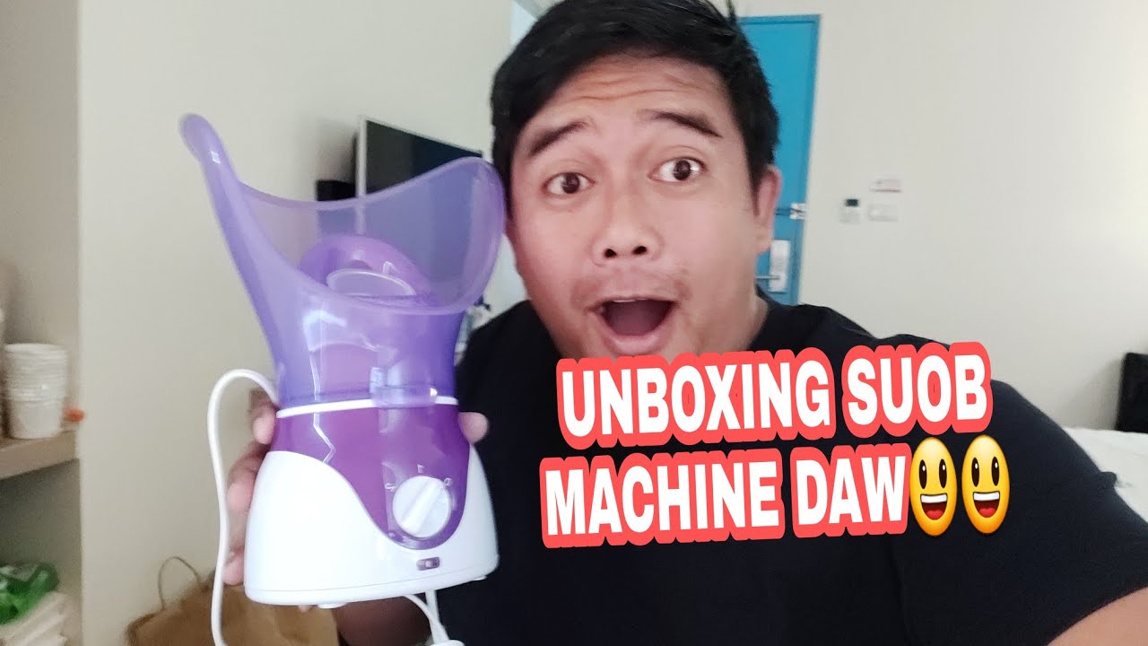 UNBOXING SUOB MACHINE DAW!!FACIAL TREATMENT - YouTube