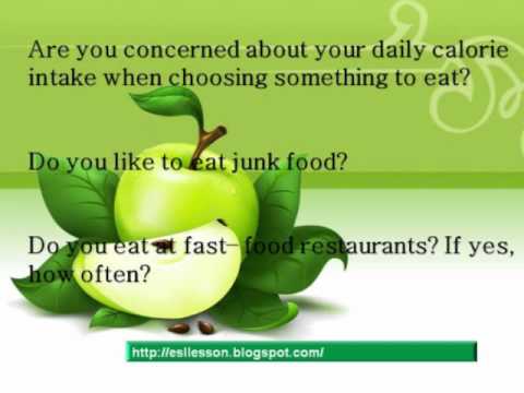 Conversation Questions About Food And Eating - YouTube