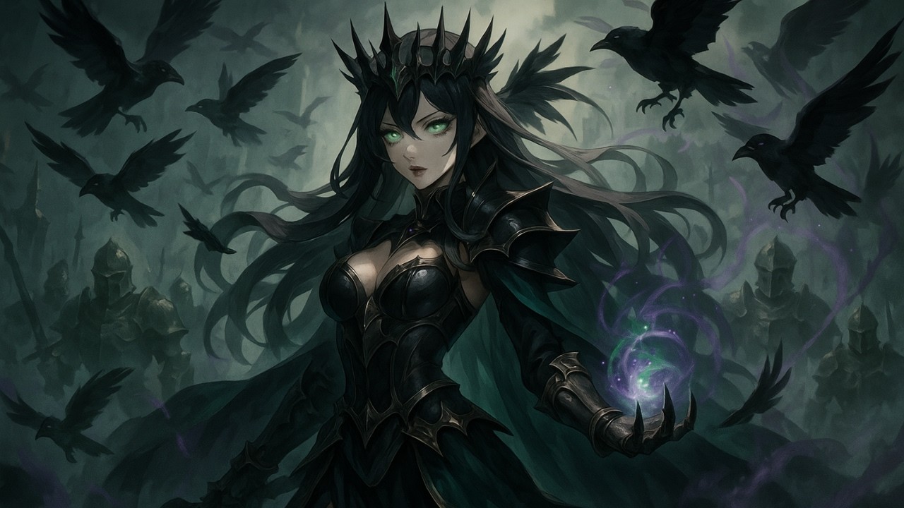 The Raven Necromancer | Epic Anime Necromancer Battle Music - YouTube