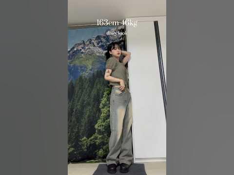 163cm 46kg daily look - YouTube
