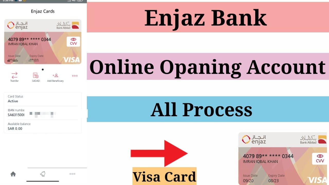 How to Apply Enjaz Visa Card | Enjaz Visa Card | Enjaz Bank Ka Visa ...