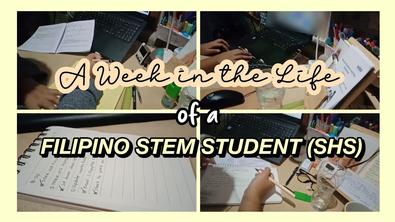📒 a week in the life of a filipino shs student (STEM) | study vlog ...