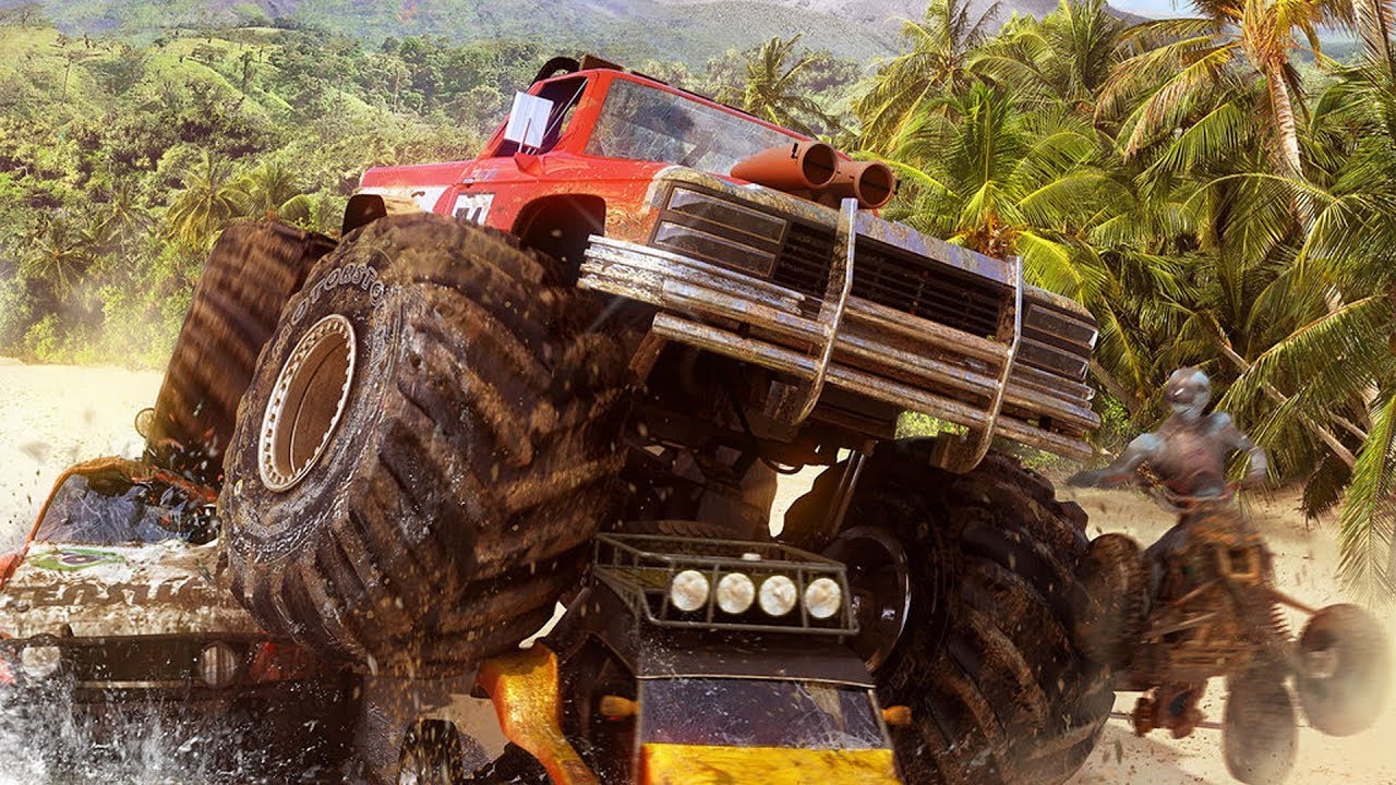 MotorStorm Pacific Rift - Monster Truck Crushing Players - YouTube
