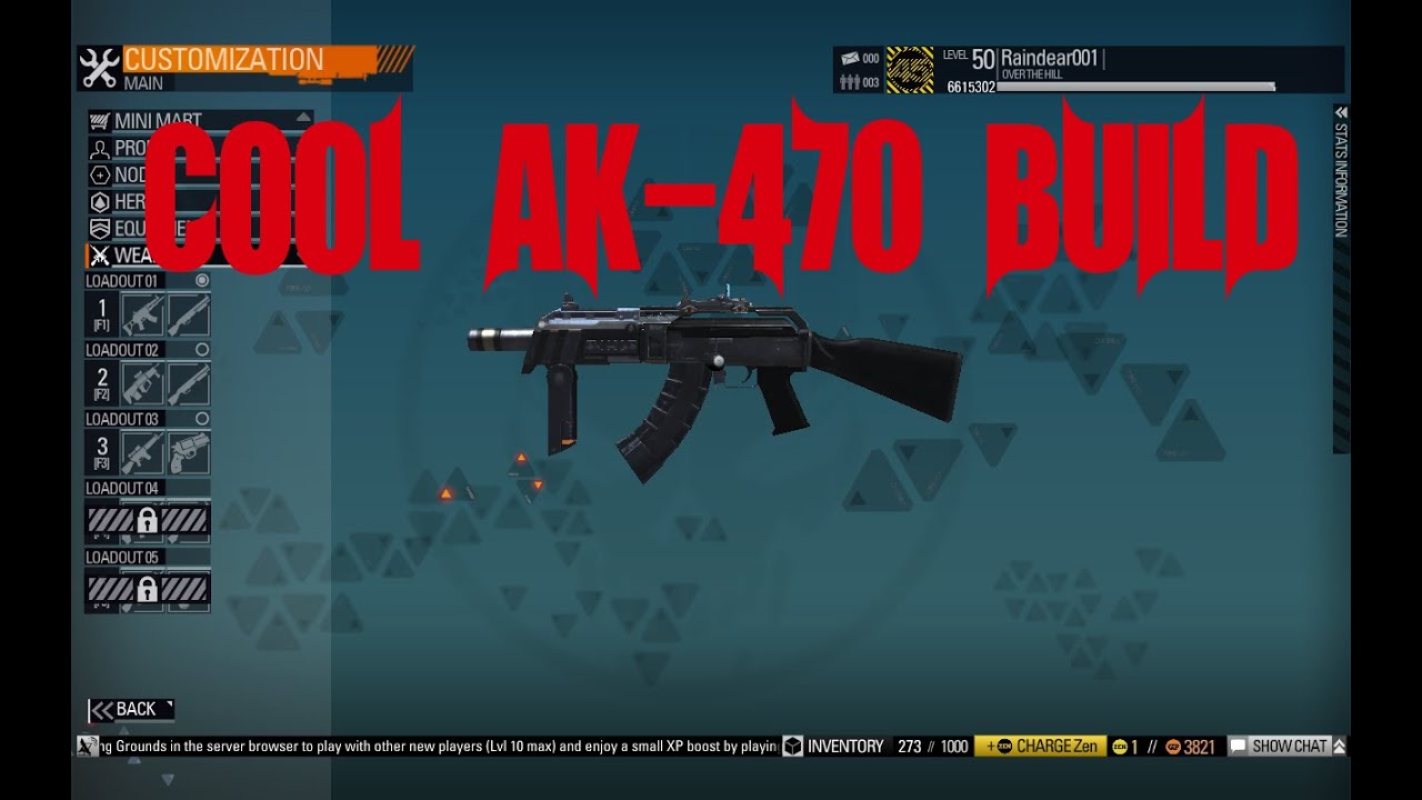 Cool Ak-470 Build || Blacklight retribution - YouTube