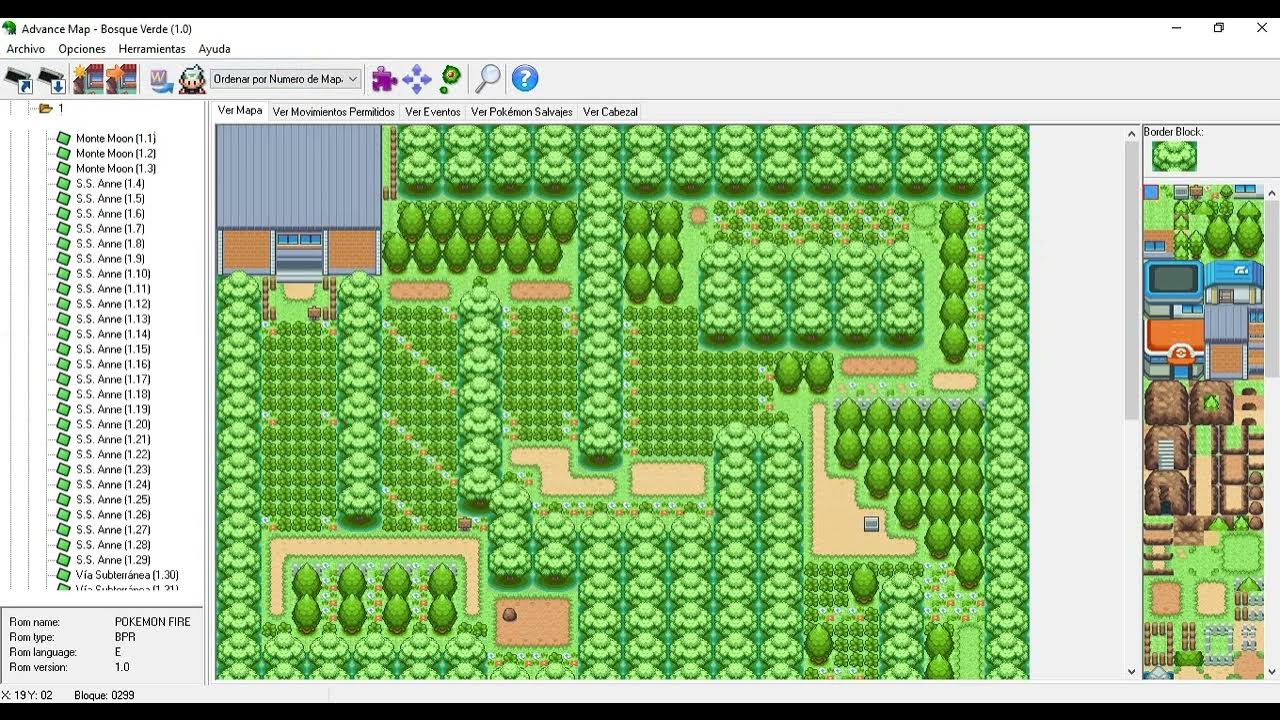 ¿Como Insertar Nuevos Graficos A Un Juego De Pokemon? | Advance Map 1.0 ...
