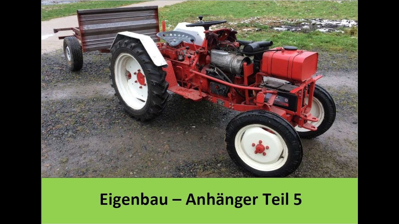 Kleintraktor Anbaugerate Eigenbau