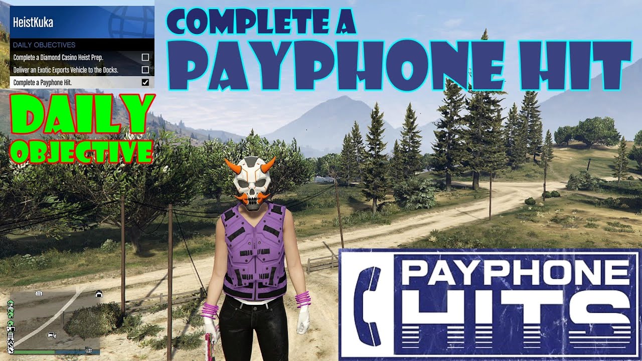 Complete a Payphone Hit | Daily Challenges | GTA Online - YouTube