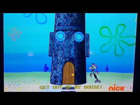SpongeBob SquarePants Squidward Get Out of My House