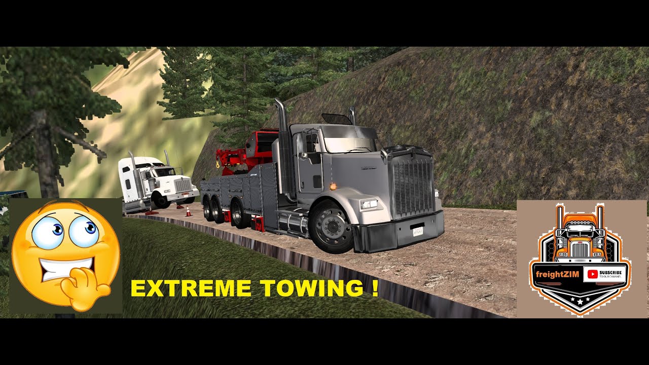 Extreme towing at the mountain... - YouTube