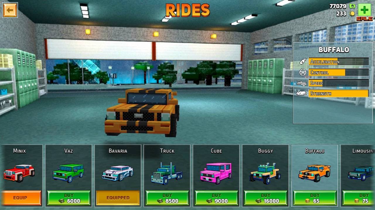 Block City Wars - Blocky Cars Update 2016 - YouTube