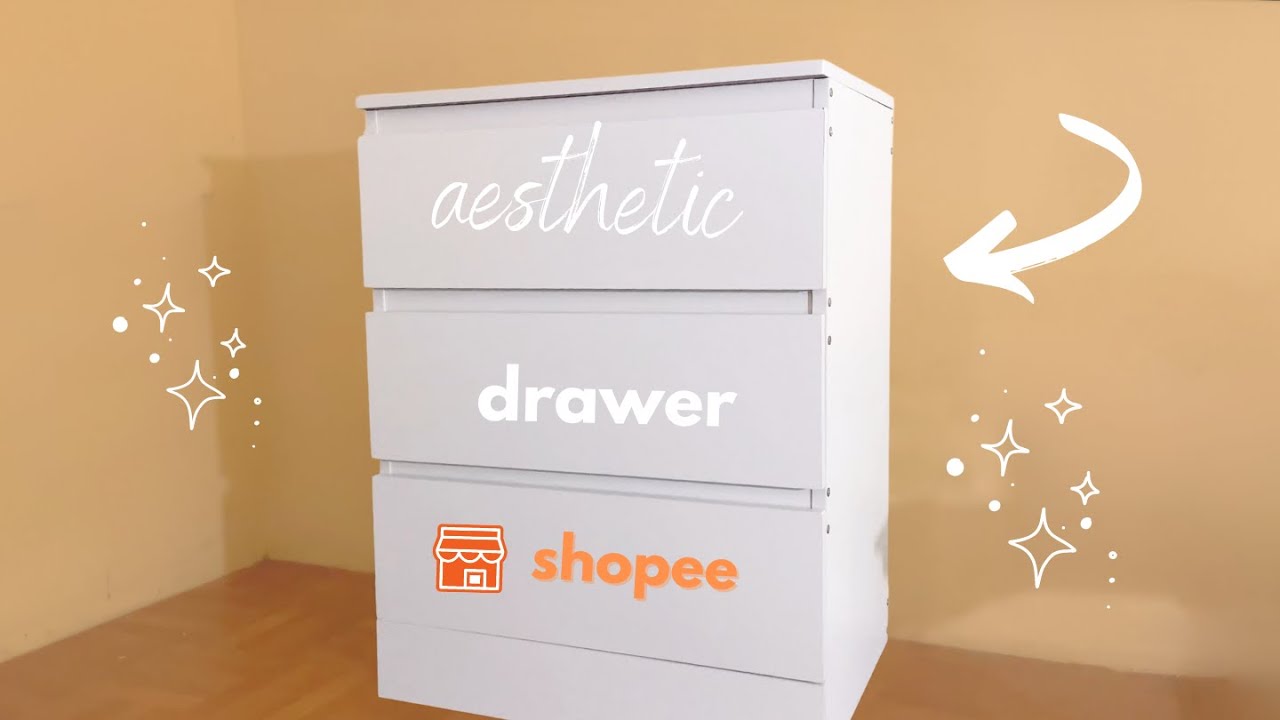 aesthetic drawer unboxing like ikea 🛒🗄️ | Ash Lyf finds - YouTube
