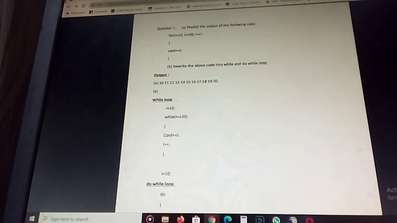 GRADING PATTERN QUESTION FROM LOOPS SUMA P MATHEW - YouTube