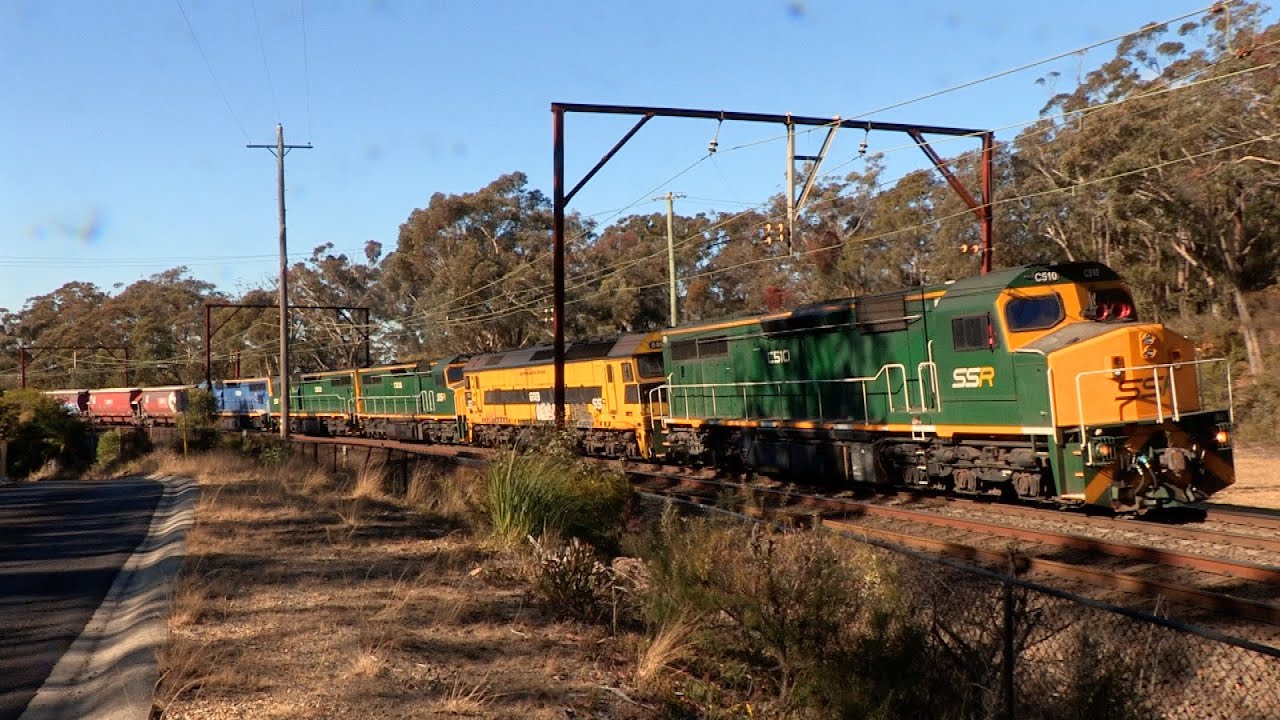 C Classes on SSR Grain 4843 West in June 2018 - 4K 50P - YouTube