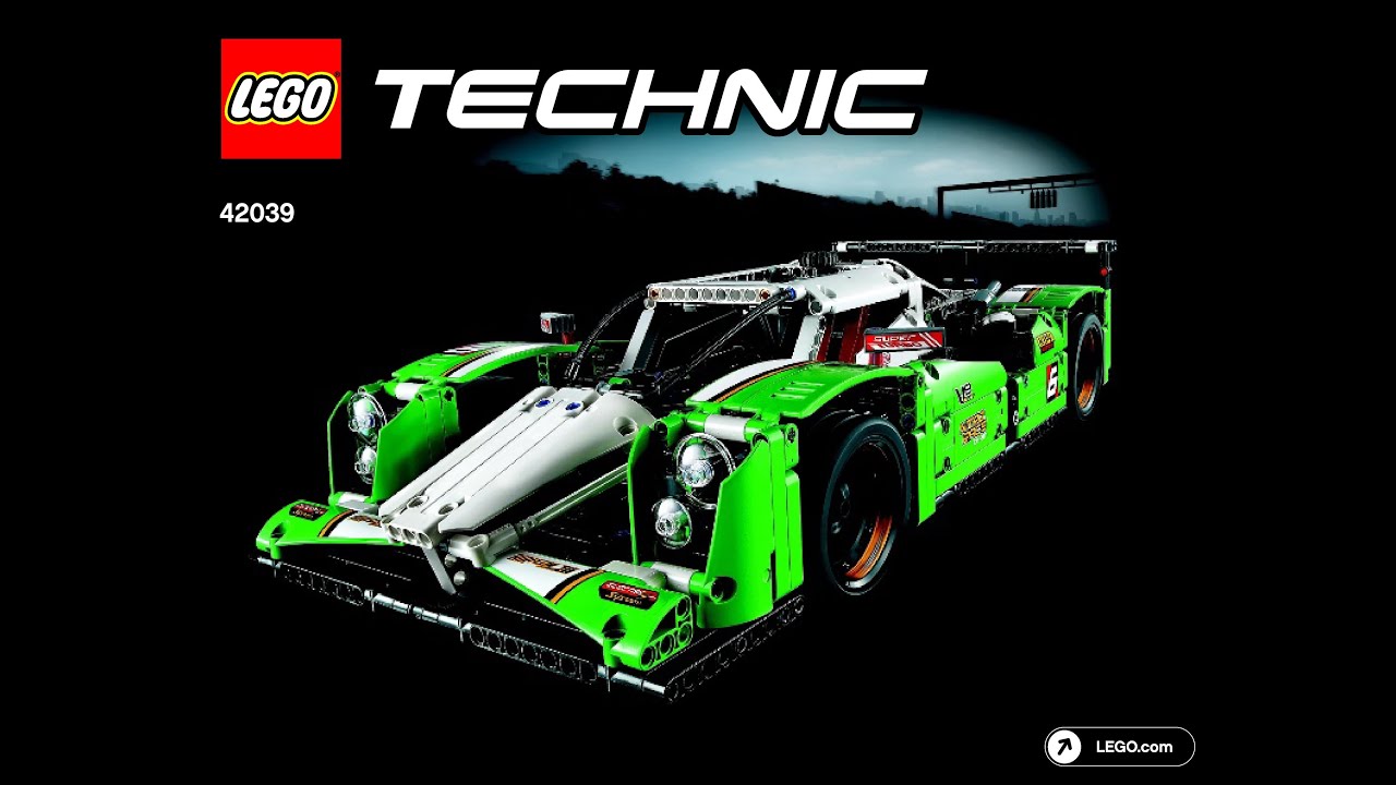 42039 LEGO 24 Hours Race Car Technic instruction booklet - YouTube