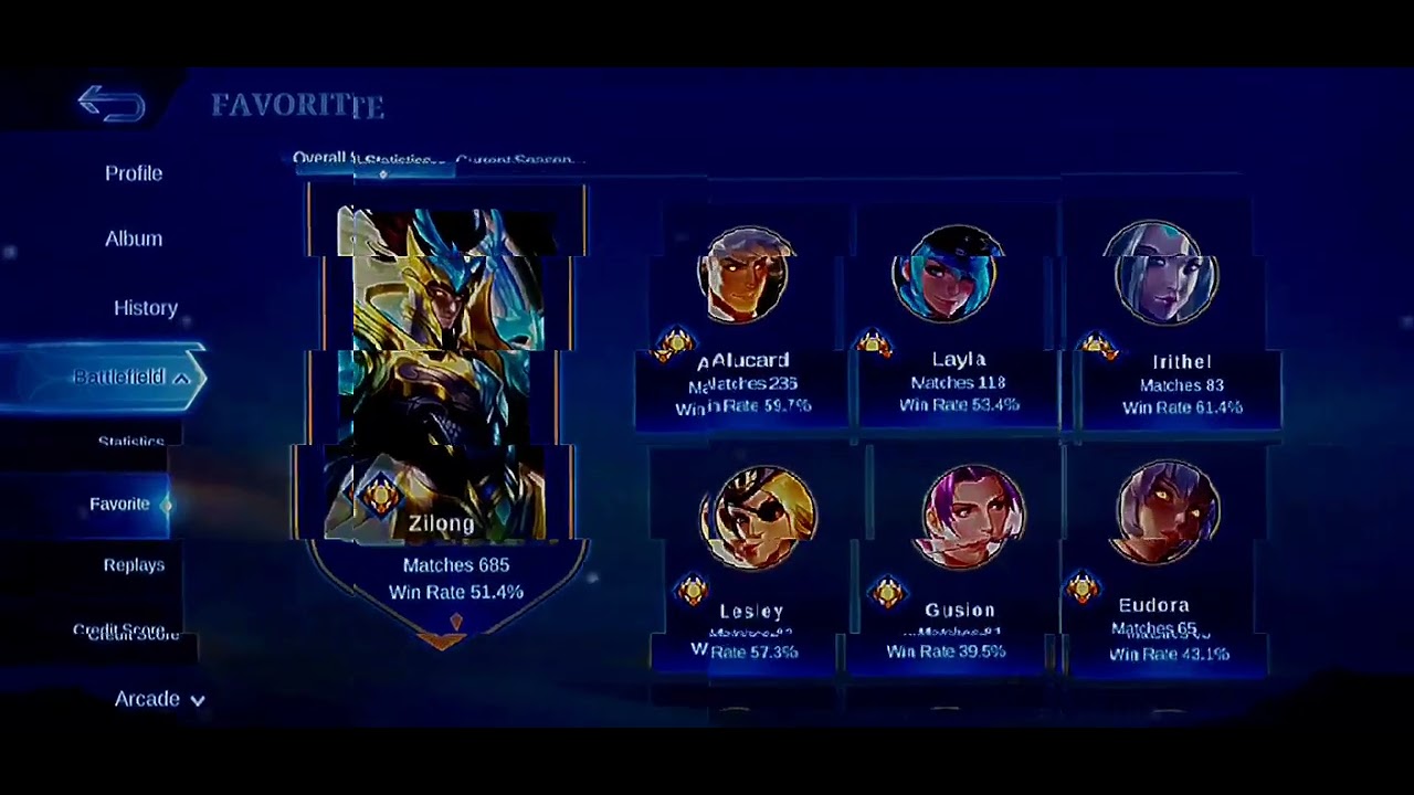 MLBB PROFILE EDIT # capcut - YouTube