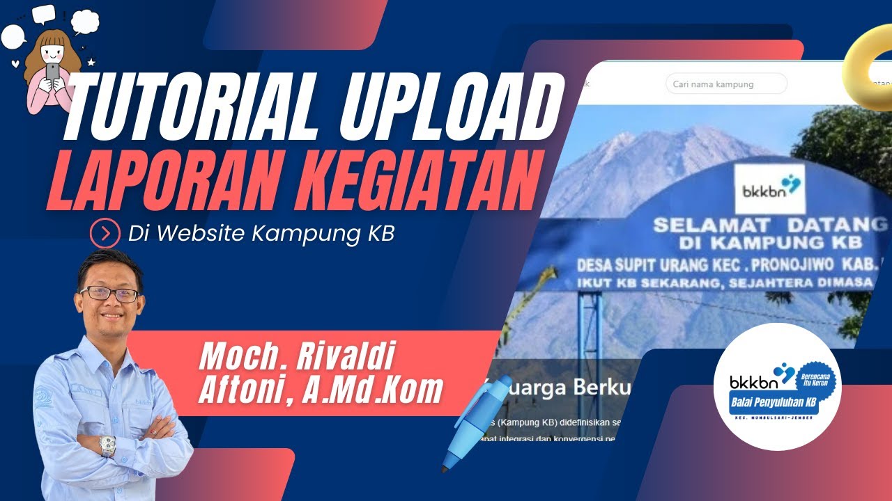 Tutorial Upload Laporan di Website Kampung KB - YouTube