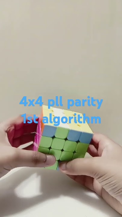 4x4 pll parity 1st algorithm. Please like,share and subscribe.😊 - YouTube