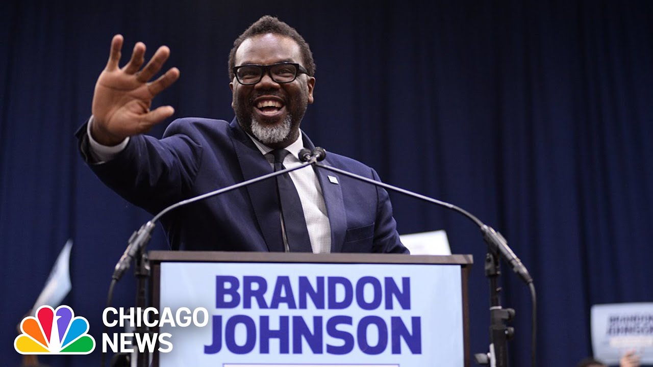 WATCH: Brandon Johnson Delivers Victory Speech After Winning the ...