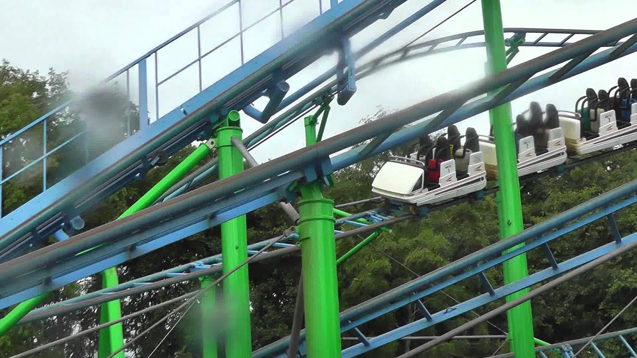 M&DS Scotlands Theme Park New rollercoaster 2012 testing Space the ride ...