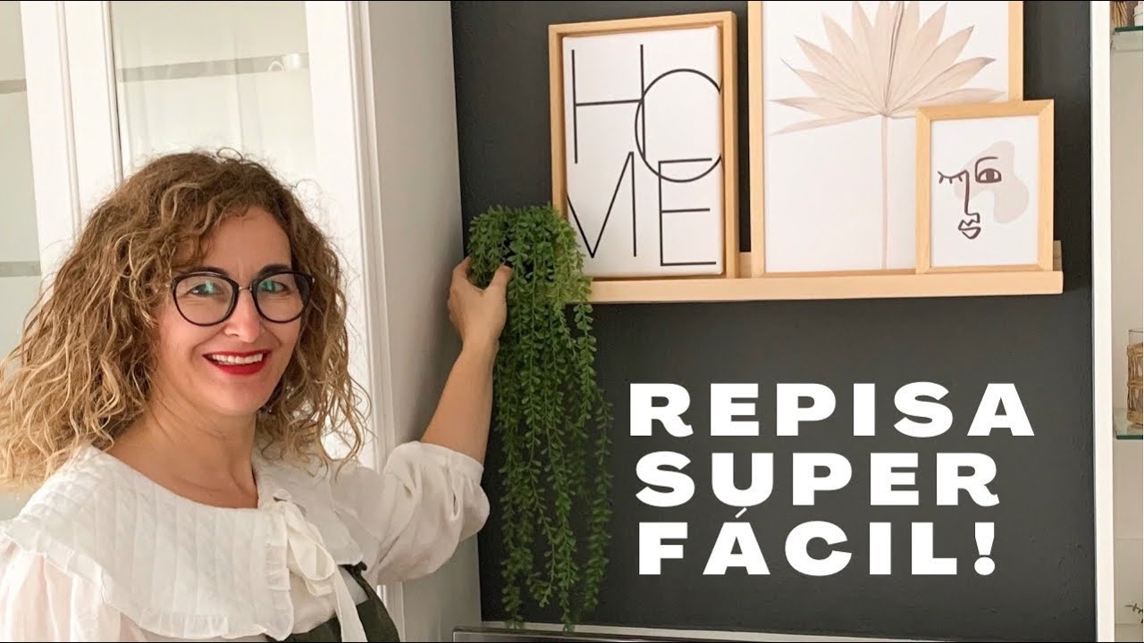 Como hacer una repisa fácil con listones de madera - YouTube