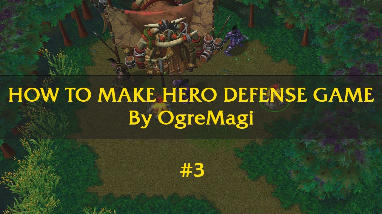 How to make hero defense game (Warcraft 3 Maps) using vJASS Part 3 ...