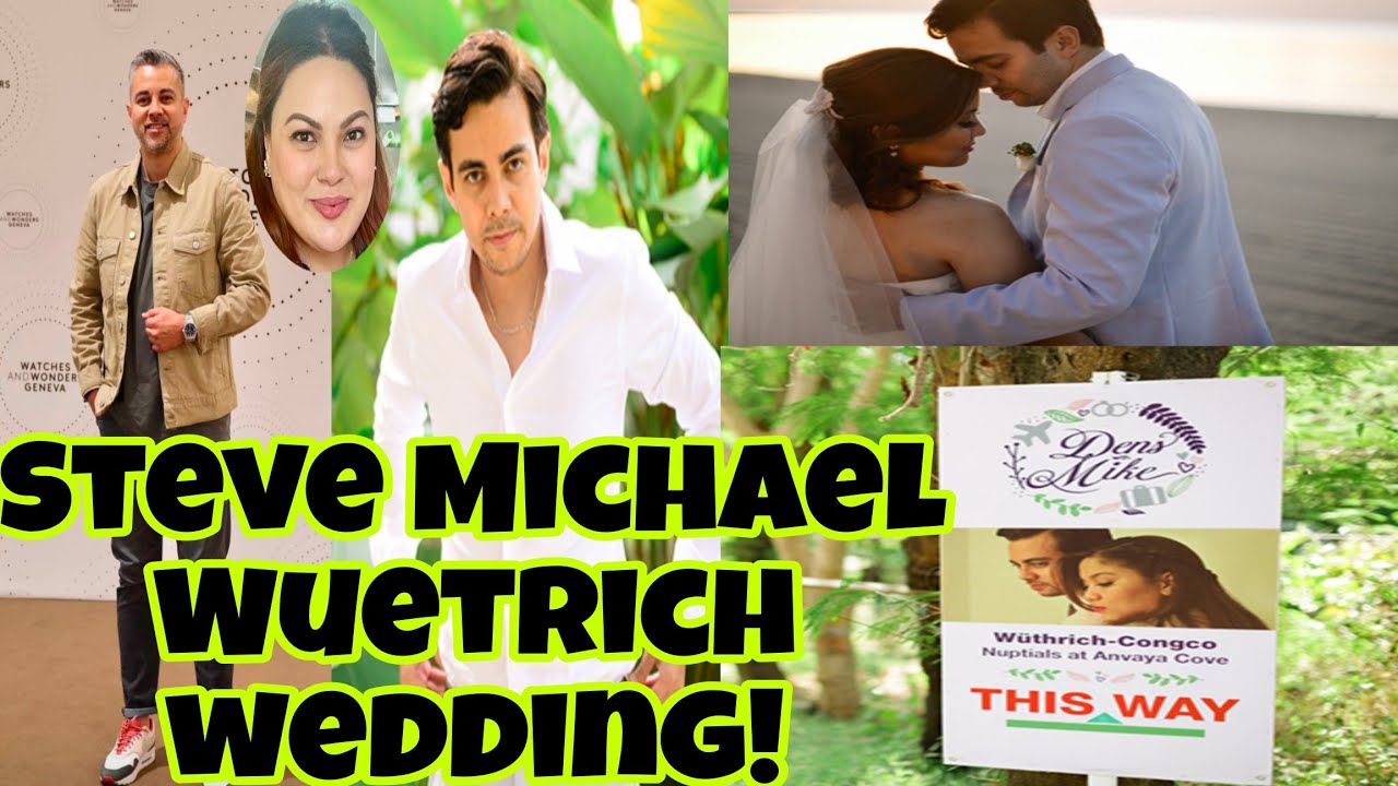 Omg! Steve Michael Wuetrich wedding! So kinasal na pala ang Bf ni KC CONCEPCION! Ex-wife ...