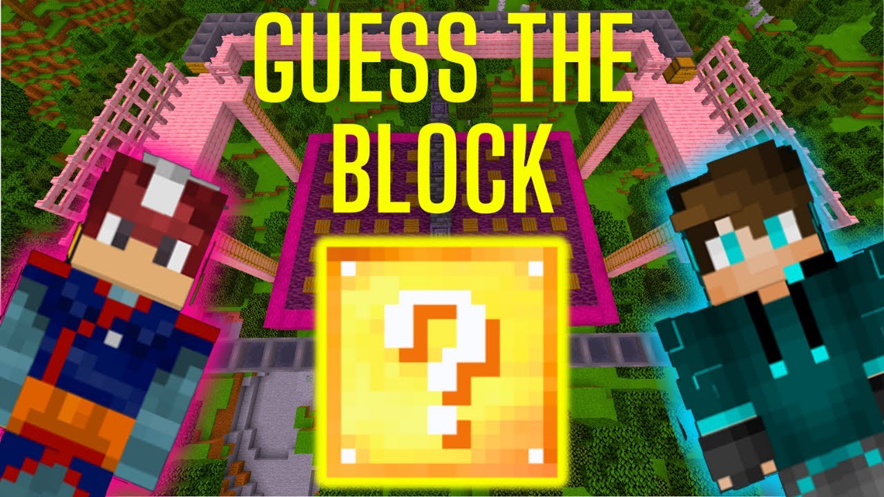 GUESS THE BLOCK CHALLENGE MINECRAFT! - YouTube