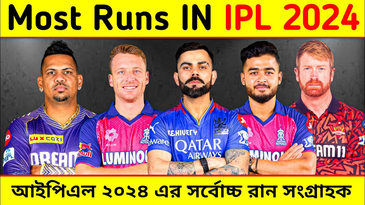 Most Run Scorer in IPL 2024 | Most Runs In IPL 2024 | Highest Run ...