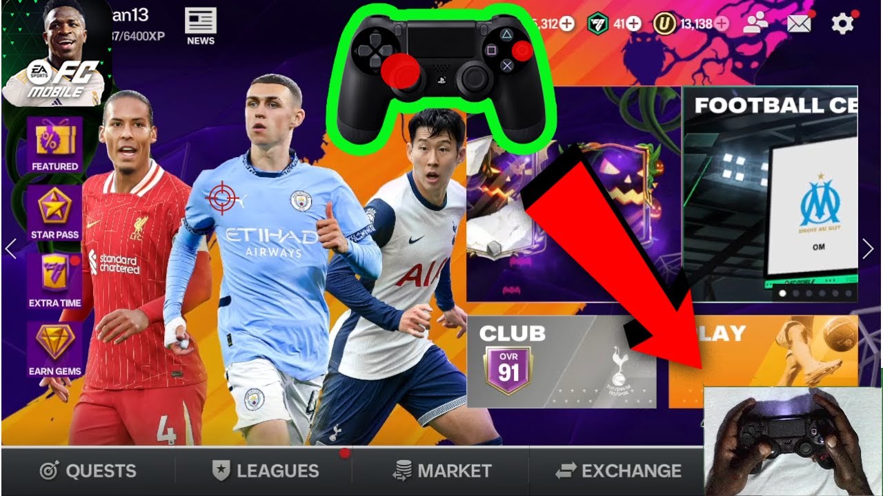 Playing FC Mobile 24 With a Controller! Day Gameplay - YouTube