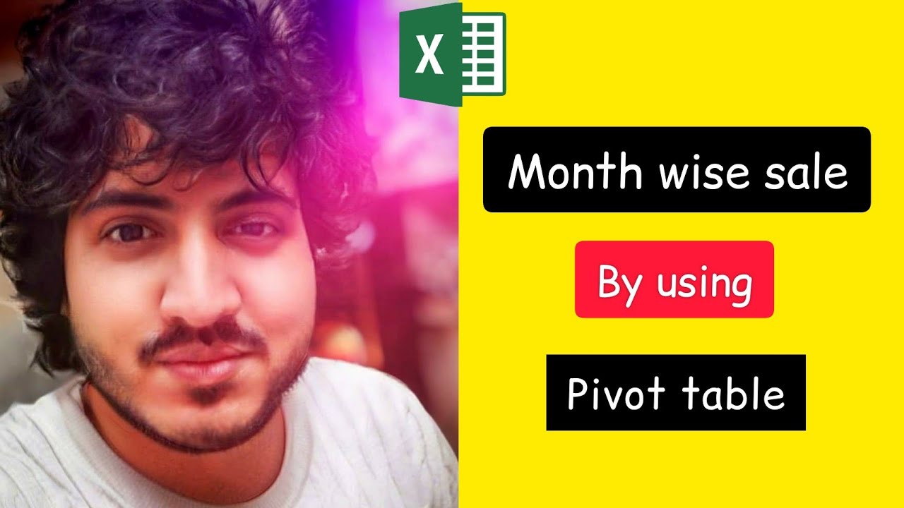 Calculate Month Wise Sale Formula vs Pivot Table Examples | MUKUL JAIN ...