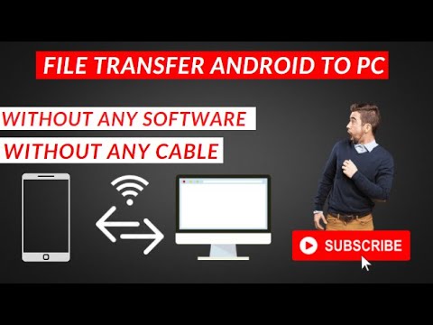 How To Transfer Files Mobile To PC/Computer/Laptop | without USB cable ...