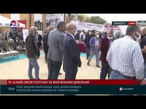 15. ELAZIĞ ORCİK FESTİVALİ VE BAĞ BOZUMU ŞENLİKLERİ 14/10/2021