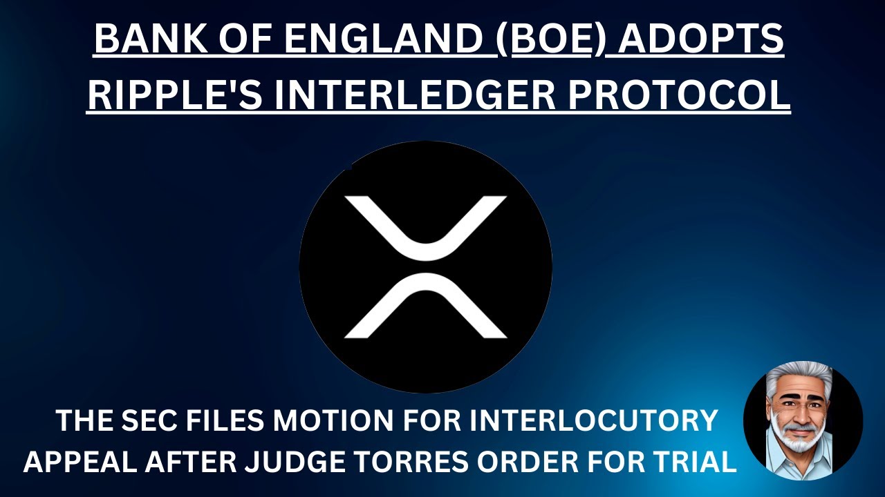 RIPPLE/XRP NEWS!!! BANK OF ENGLAND ADOPTS RIPPLE'S INTERLEDGER PROTOCOL ...