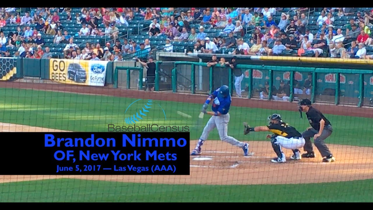 Brandon Nimmo, OF, New York Mets — June 5, 2017 - YouTube