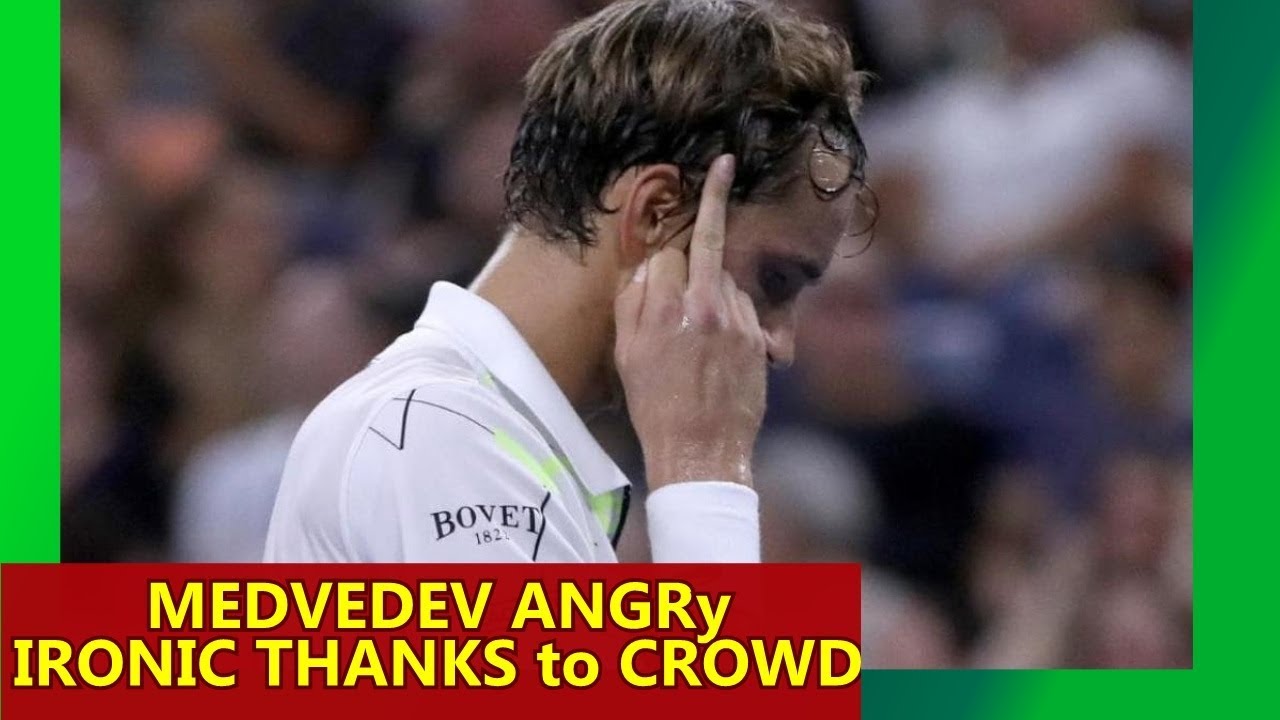 Medvedev angry disrespectful GESTURE. + IRONIC SPEECH to CROWD - YouTube