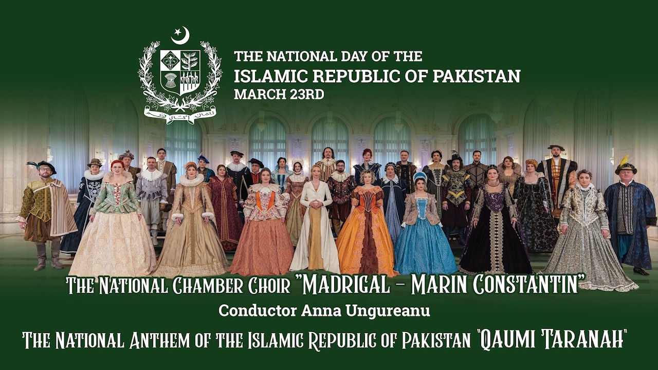 First Ever Choral Rendition of Pakistan's National Anthem | Romania's ...
