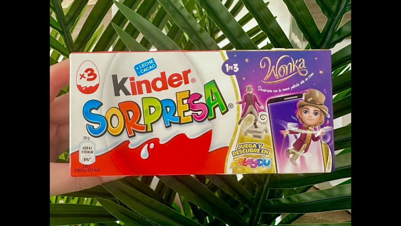 WONKA Kinder Surprise Box Unboxing! 🍫🎁 | ASMR Edition with 3 Eggs ...