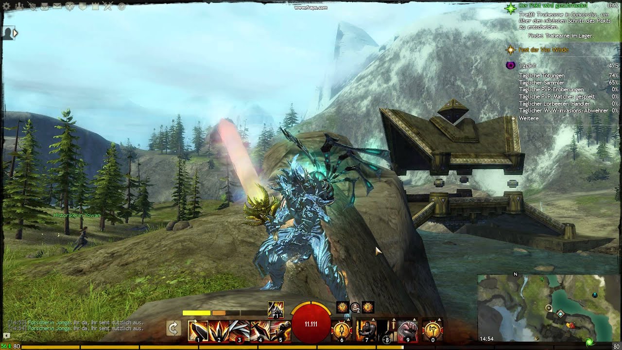 Guild Wars 2 Aura Stacking The Juggernaut and Eternity - YouTube