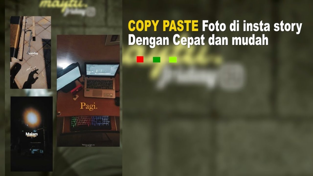 Copy Paste foto di Insta Story INSTAGRAM dengan cepat dan mudah - YouTube