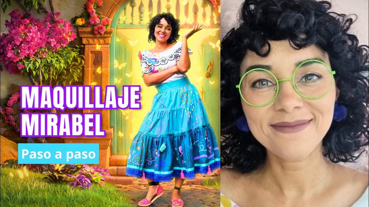 🌟 Maquillaje para Mirabel 💫 Encanto 💫 paso a paso - YouTube