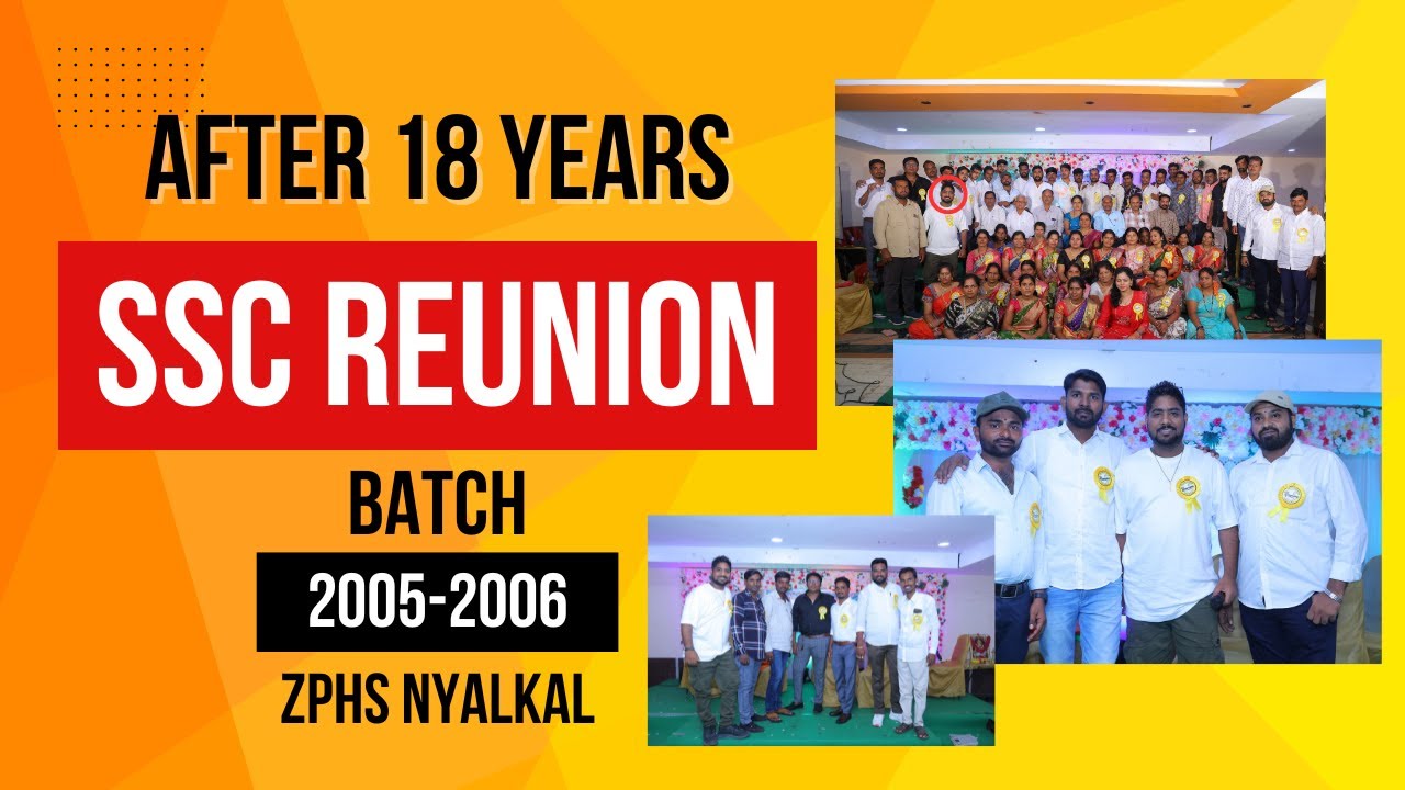 Reunion After 18 Years: Cherishing School Memories ZPHS Nyalkal SSC Batch 2005-2006 - YouTube