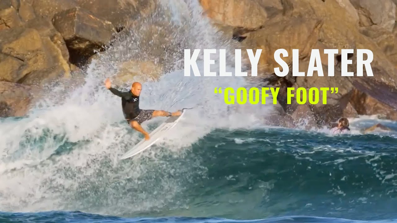 Kelly Slater as a Goofy Foot - YouTube