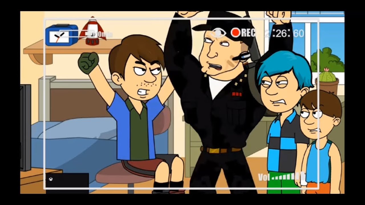 Buff FBI Agent Eric Destroys Jonathan's Xbox - YouTube