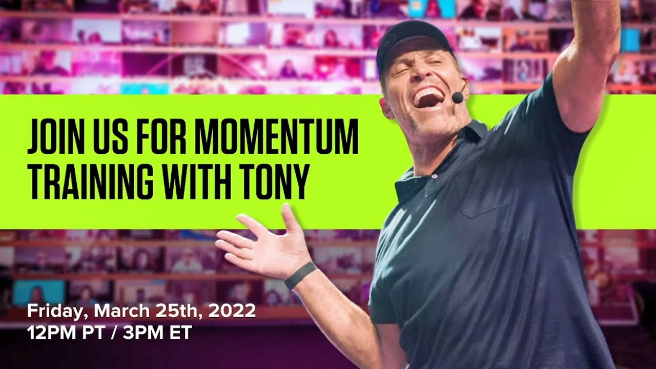 TONY ROBBINS MOMENTUM TRAINING AFTER UNLEASH THE POWER WITHIN - UPW ...